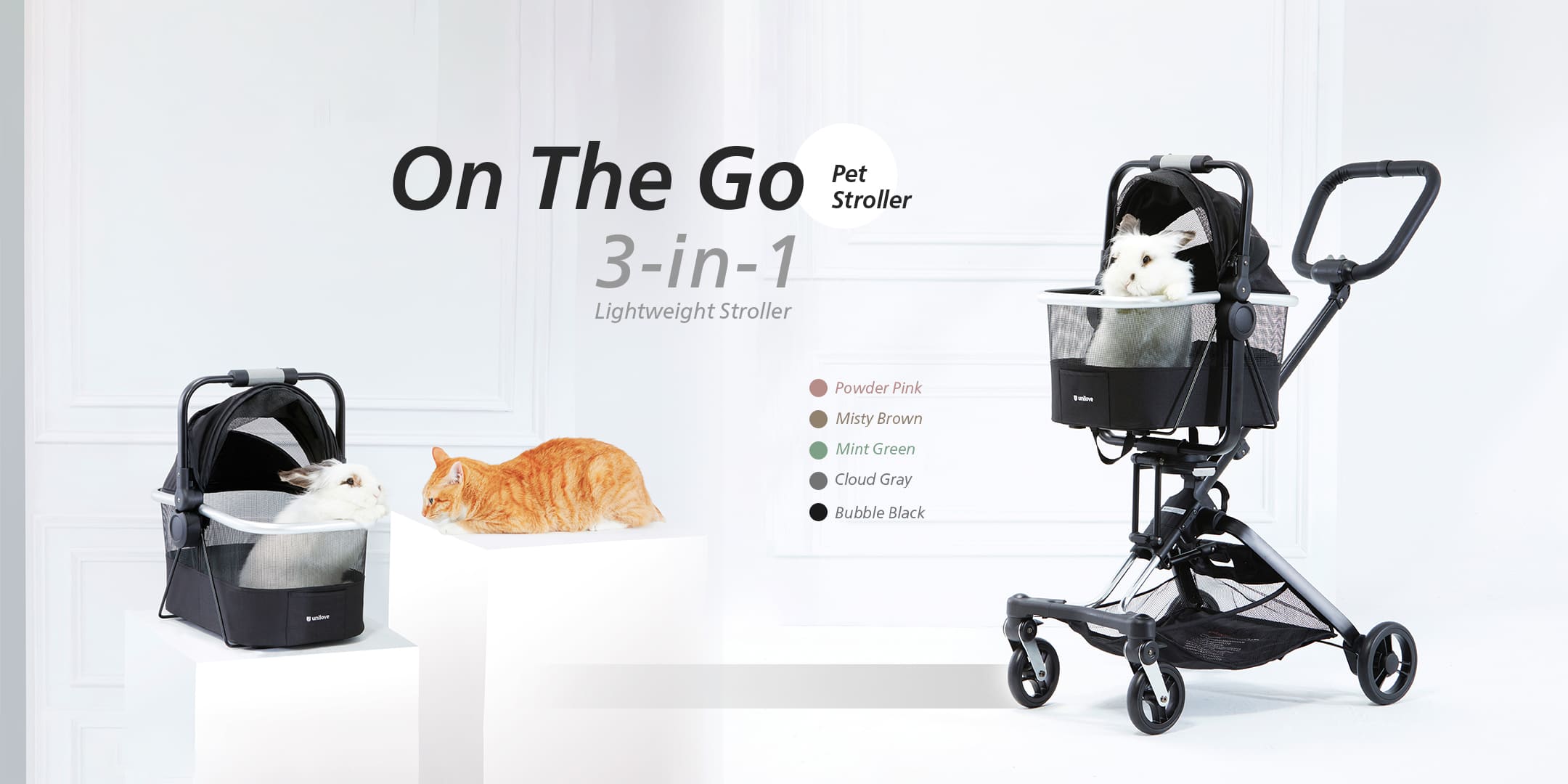 Unilove On The Go Pet Stroller